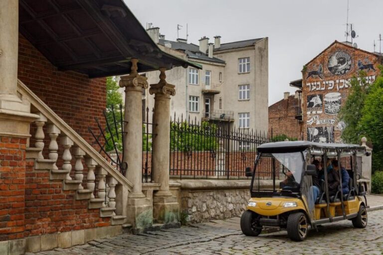 Krakow: Old Town - Kazimierz - Ghetto by Electric Golf Cart