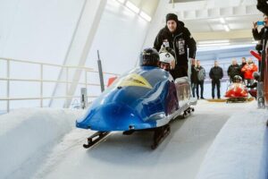 Latvia Bobsleigh and luge track ride experience (Summer Bob)