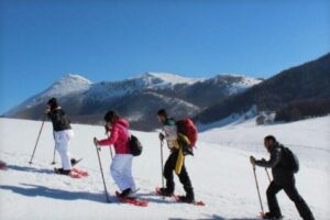 Snowshoeing in the Pollino National Park